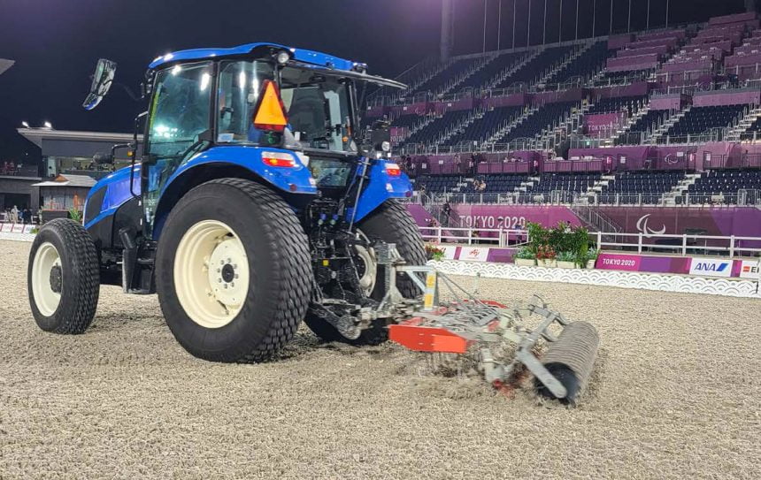 Olympia Tractor Arena Groomer by Platz Max - Footing Solutions LLC