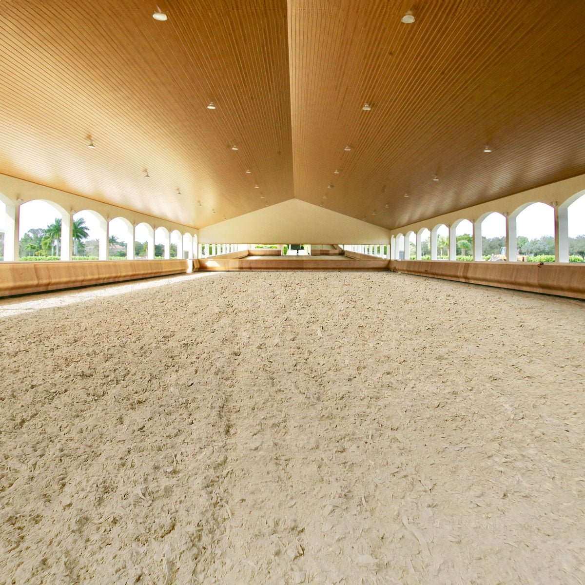 Curved Arena Kickwall - Footing Solutions LLC