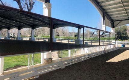 Horse Arena Mirrors - Footing Solutions LLC