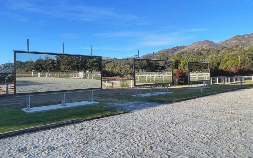 Horse Arena Mirrors - Footing Solutions LLC