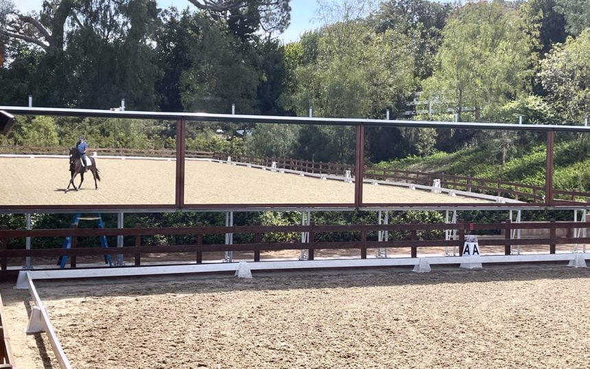 Horse Arena Mirrors - Footing Solutions LLC