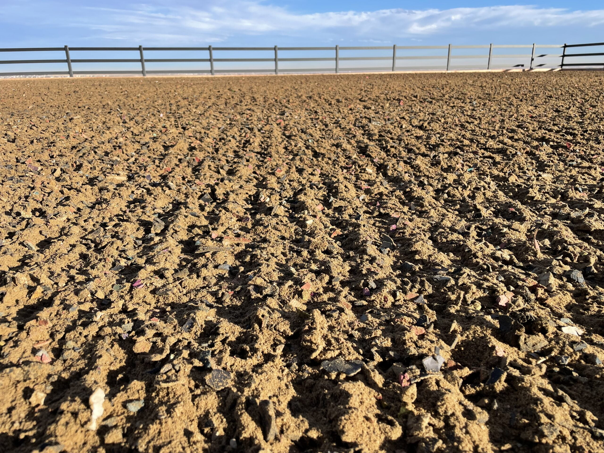 Hydro SandBinder in Colorado Outdoor Arena - Footing Solutions LLC