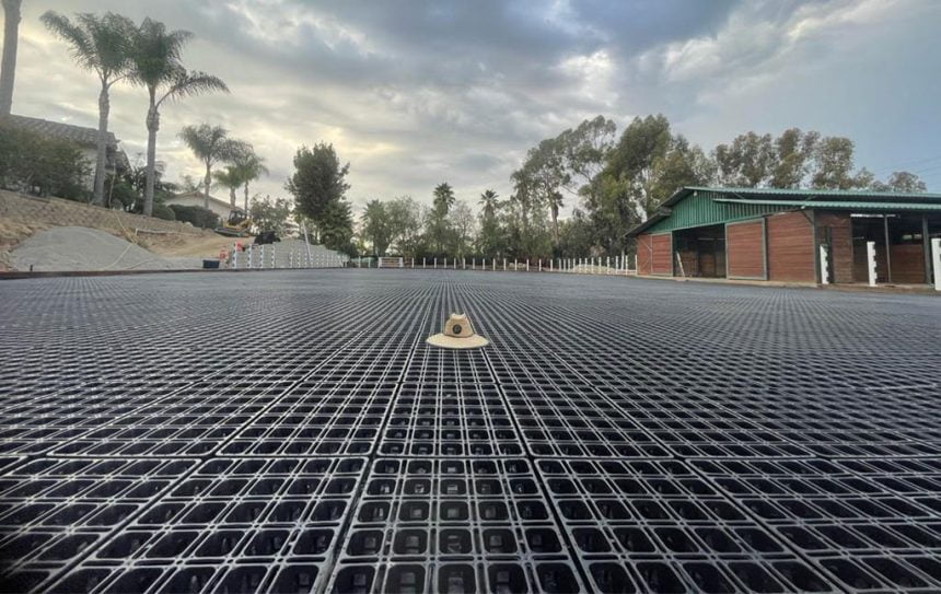 Outdoor Jumping Arena in Rancho Santa Fe, CA - Footing Solutions LLC